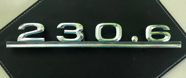 MERCEDES-BENZ 230.6 TYPENZEICHEN Typenschild Emblem nameplate badge EUR ...