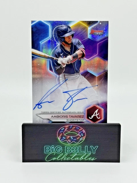 2023 BOWMAN'S BEST Ambioris Tavarez réfracteur autographe #B23-AT ...