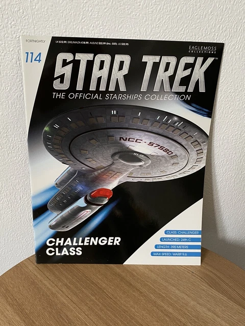 STAR TREK STARSHIPS Collection #114 Challenger class USS Buran NCC ...