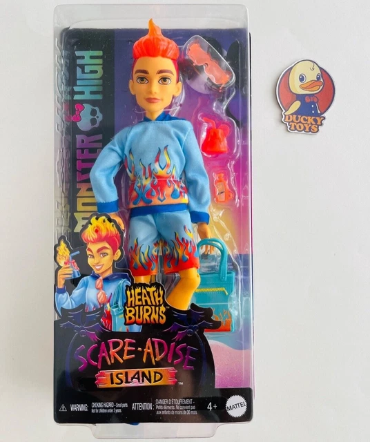 MONSTER HIGH SCARE-ADISE Island Heath Burns Doll BRAND NEW Sealed $45. ...