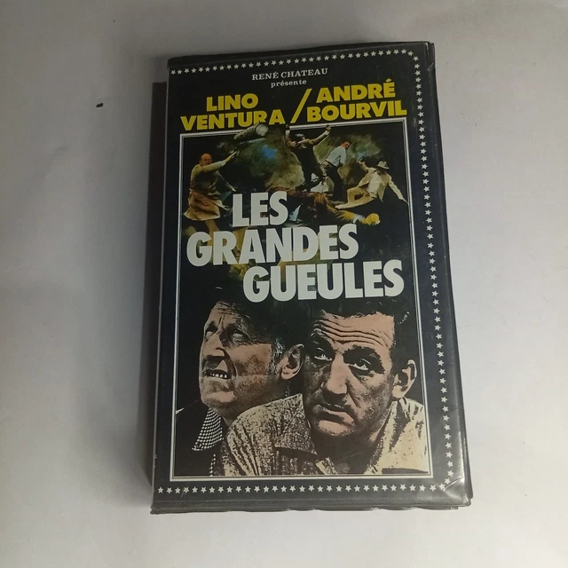 RARE BIG BOX Movie VHS Cult The Wise Guys Lino Ventura Bourvil Robert ...