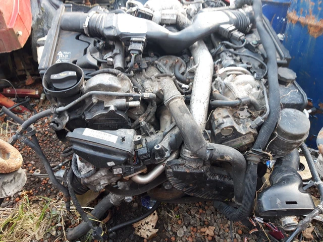 MERCEDES-BENZ OM642 3LITRE Turbo Diesel V6 Engine Complete £1,000.00 ...