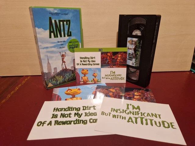 ANTZ - DREAMWORKS - bande vidéo PAL VHS + lot exclusif de cartes ...