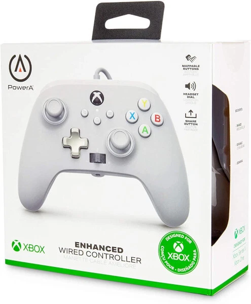 XBOX SERIES X Power A Enhanced Wired Controller – Mist (xbone/pc) EUR ...