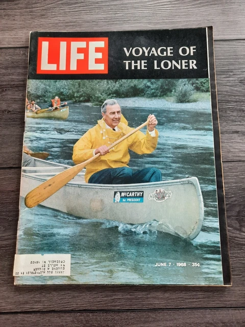 LIFE MAGAZINE - June 7, 1968 - Cover: Eugene McCarthy £7.78 - PicClick UK