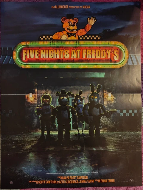AFFICHE CINÉMA & Five Nights AT Freddy's " 40x60cm / Définitive EUR 10,00 - PicClick FR