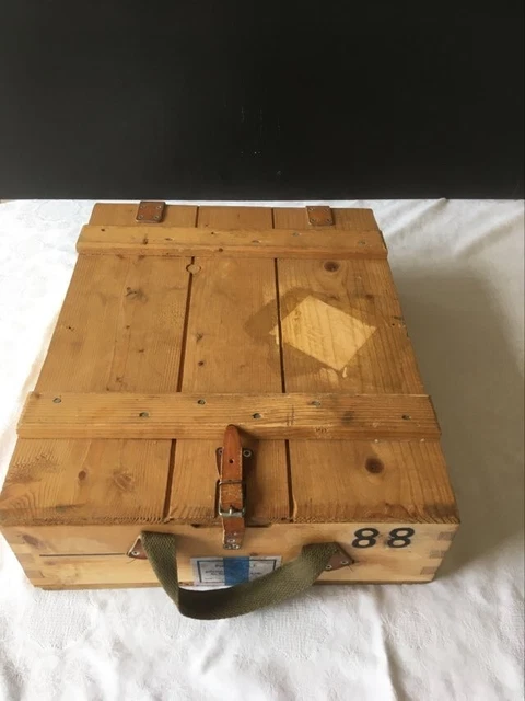 WW2 GERMAN REPRODUCTION Empty Wooden Ammo box £39.99 - PicClick UK