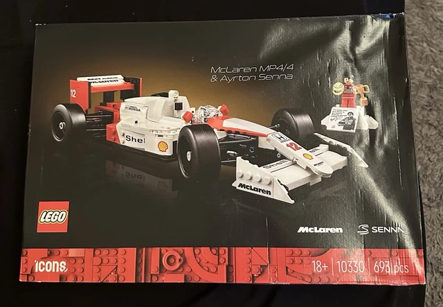 LEGO ICONS: MCLAREN Mp4/4 Race Car& Ayrton Senna 10330 Brand New ...