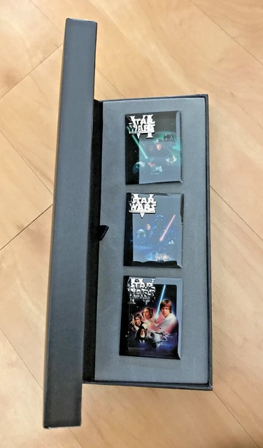 STAR WARS TRILOGY Pin Set Special Edition DVD Movies Limited 1997 New w ...