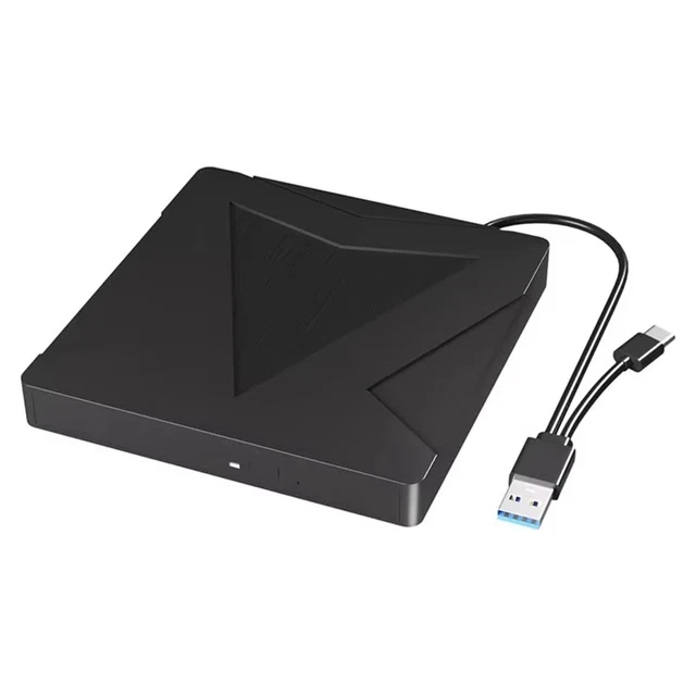 EXTERNAL DVD DRIVE CD DVD -/+RW Player Burner Portable Optical Drive ...