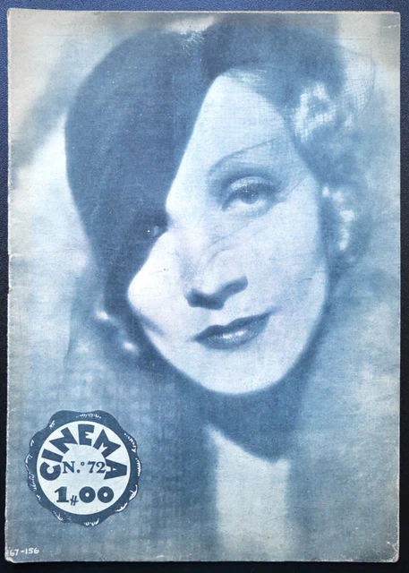 CINEMA 1933 MARLENE Dietrich Jean Harlow Beatriz Costa Mary Pickford ...