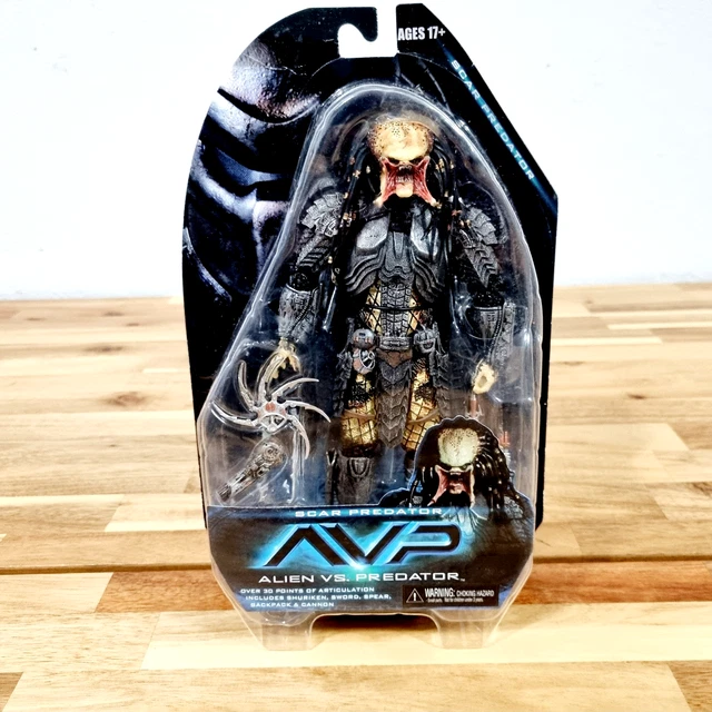 NECA ALIEN VS Predator AVP Scar Predator Action Figure Boxed Reel Toys ...