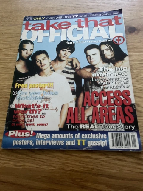 RARE TAKE THAT Fan Club Magazine issue one £19.99 - PicClick UK