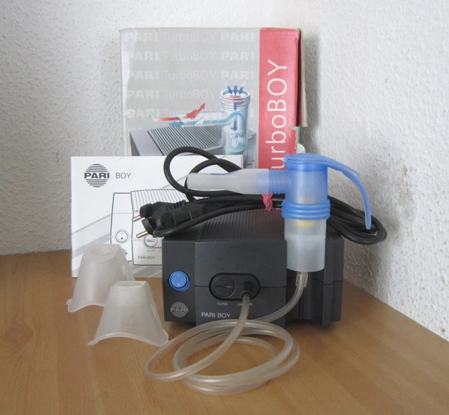 PARI TURBOBOY TYPE 038 Inhalator Inhalationsgerät Inhaler Kompressor in ...