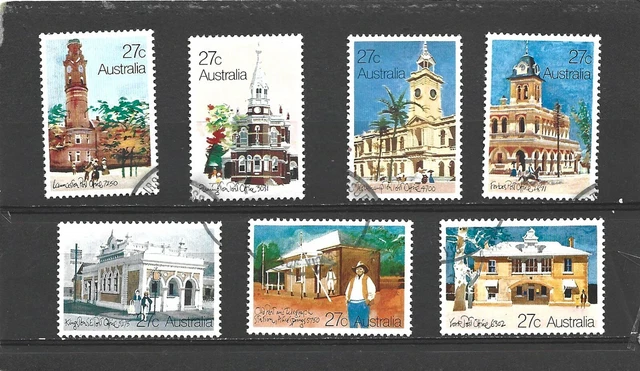 AUSTRALIA 1982 HISTORIC Post Offices Set of 7 CTO $2.00 - PicClick AU