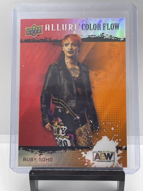 RUBY SOHO 2022 AEW Allure Wrestling couleur flux rouge/orange #R-41 SP ...