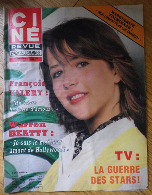 CINÉ REVUE TÉLÉ n° 8 avril 1982 - Sophie MARCEAU François VALERY Warren ...