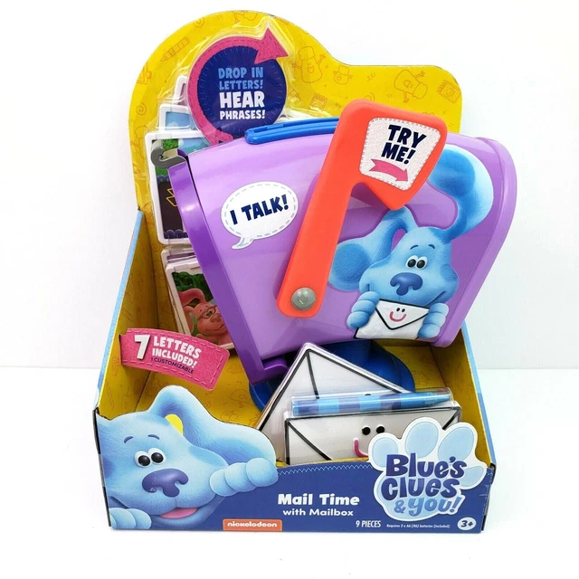 NICKELODEON BLUES CLUES & You! Mail Time With Mailbox 9 Piece Play Set ...