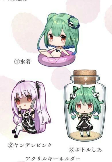 HOLOLIVE URUHA RUSHIA Acrylic Keychain Types Set £148.47 - PicClick UK