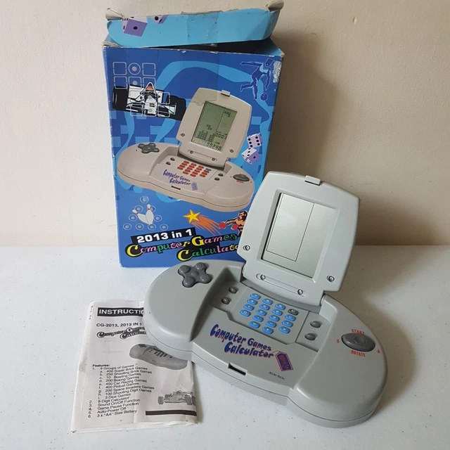 100 ZEON TECH Computer Games Calculator 2013 in1 Handheld Game Boxed ...