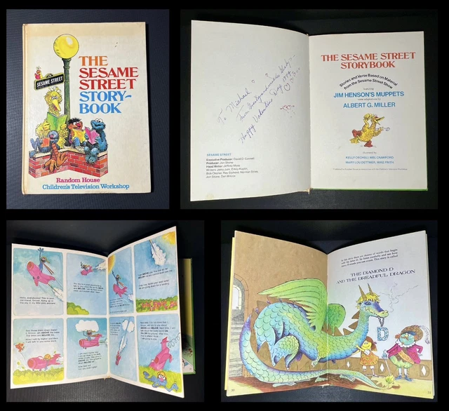 1970S VTG CHILDREN’S Book SESAME STREET letters MATH Big Bird COOKIE ...