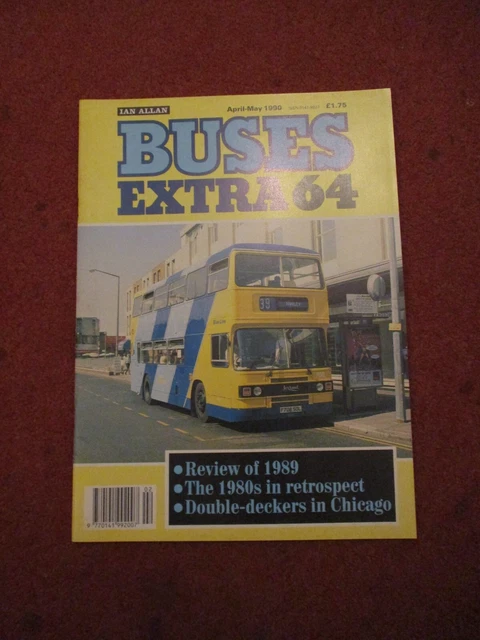 BUSES EXTRA MAGAZINE 64 - Chicago Double Deckers = 1990 £1.75 - PicClick UK
