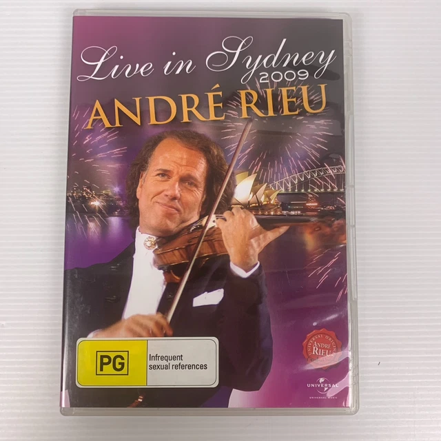 ANDRE RIEU LIVE In Sydney 2009 (DVD 2008) October 2009 concert Region ...