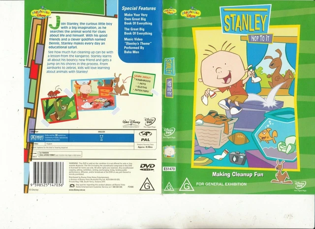 STANLEY-HOP TO IT-PLAYHOUSE Disney-Animated St-DVD $29.95 - PicClick AU