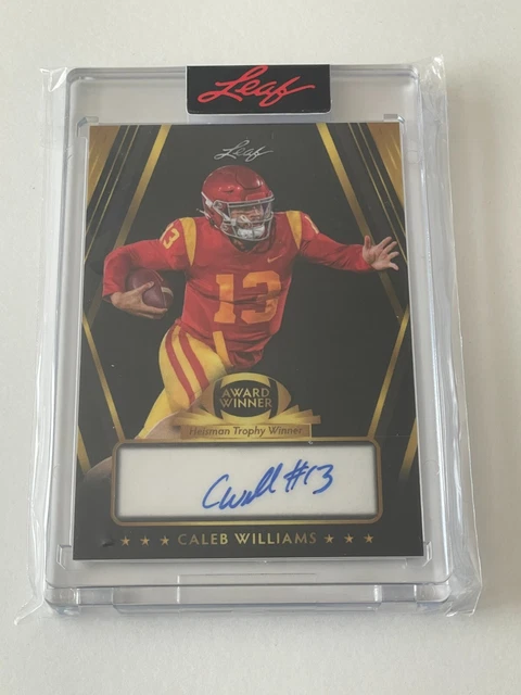 AUTOGRAPHE SIGNÉ AUTO/238 RC lauréat d'un prix Leaf 2022 CALEB WILLIAMS ...