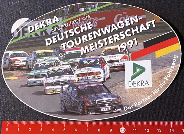 AUFKLEBER/STICKER: DEKRA DTM 1991 (O5-8-52-1$) EUR 8,95 - PicClick DE