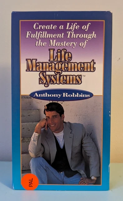ANTHONY TONY ROBBINS Life Management Systems Self-help VHS Tape Vintage ...