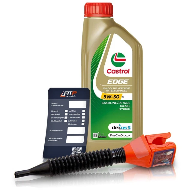 1 LITRE CASTROL Edge Fluid Titanium 5W-30 C3 Huile De Moteur Pour ...