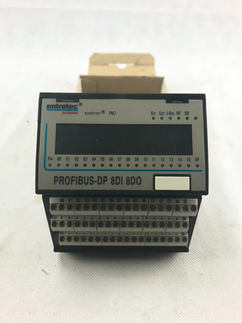 ENTRELEC SCHIELE PROFIBUS-DP 8DI 8DO Systron RIO Bus module EUR 360,00 ...