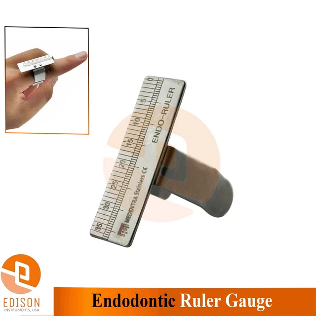 ENDO GAUGE FINGER Rulers Span Measure Scale Endodontic Root Canal ...
