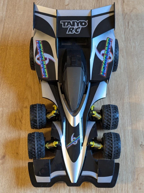 VINTAGE TAIYO R/C Radio Control Car Hexarunner 6 wheeled Racing Car ...