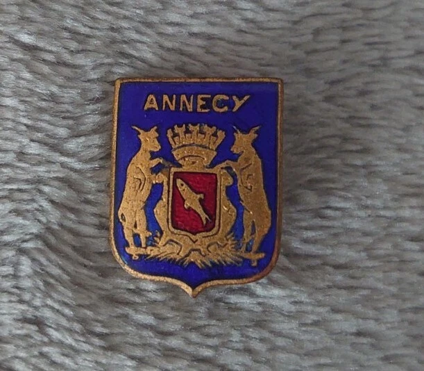 ANCIEN INSIGNE BLASON Annecy émaillé EUR 10,00 - PicClick FR