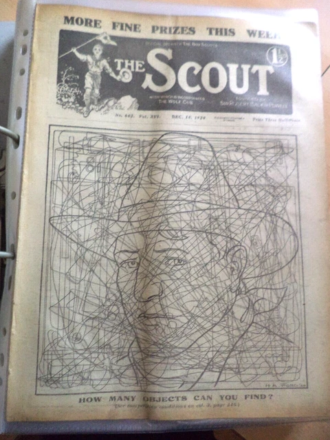 THE SCOUT OLD antique BOY SCOUTING MAGAZINE 1920S 18 dec 1920 malcolm ...