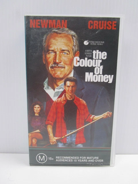 THE COLOUR OF Money, Cruise, Newman, VHS Tape, Vintage Video, Movie ...