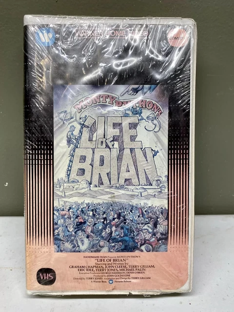 VINTAGE MONTY PYTHON Life of Brian VHS 1979 Clamshell Warner Home Video ...