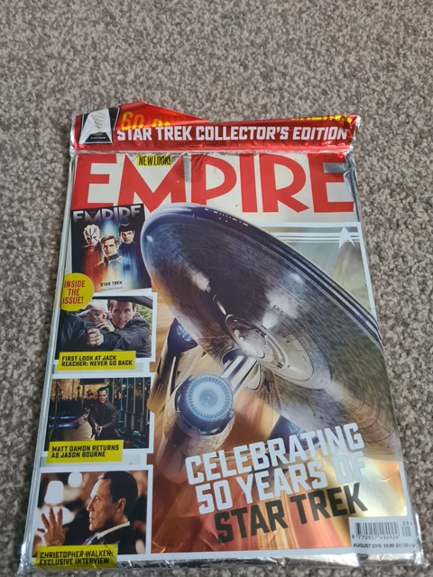 EMPIRE MAGAZINE 50 Years of Star Trek August 2016 + Bonus Mag BRAND NEW ...