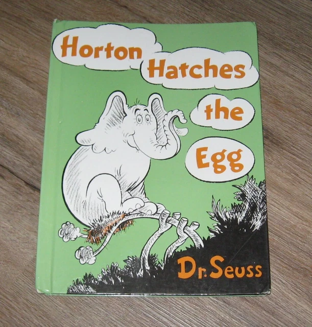 1968 HORTON HATCHES The Egg BOOK Dr. Seuss illustrated Elephant $10.00 ...