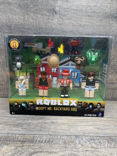 ROBLOX TOY CELEBRITY Collection Adopt Me Backyard BBQ 4 Figure Pack £30 ...