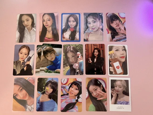 TWICE PHOTOCARD SET Official (Sana, Tzuyu, Dahyun, Chaeyoung, Jihyo ...