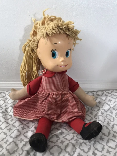 Vtg Mattel Casper The Friendly Ghost 1960s Pull String Talking 16 0421