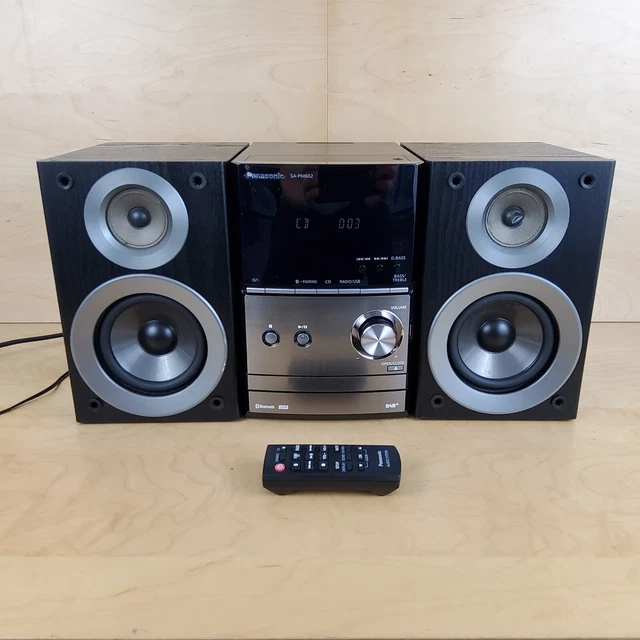 PANASONIC SA-PM602 MICRO Hi-Fi Stereo System Dab+ & Fm Radio Cd Usb ...