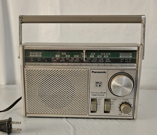 VINTAGE PANASONIC AM/FM Radio TV Sound Model RF-1070D Tested Working ...