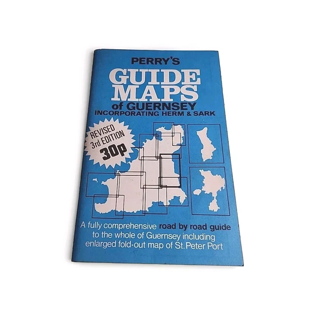 PERRYS GUIDE MAPS Guernsey 1974 Paperback Book £14.00 - PicClick UK