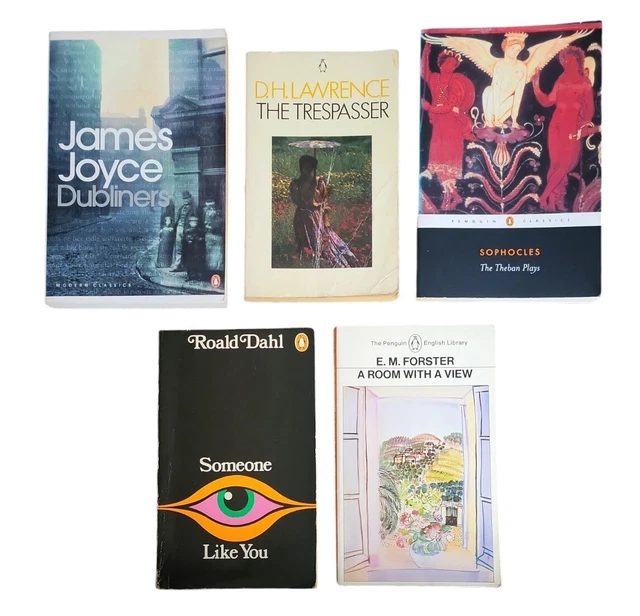 PENGUIN CLASSICS BOOK set, 5 paperbacks, titles listed below, pre owned ...