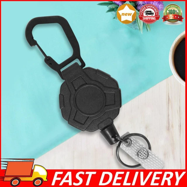 1/2 PCS HEAVY-DUTY Retractable Key Chain Retractable Keychain with 23 ...