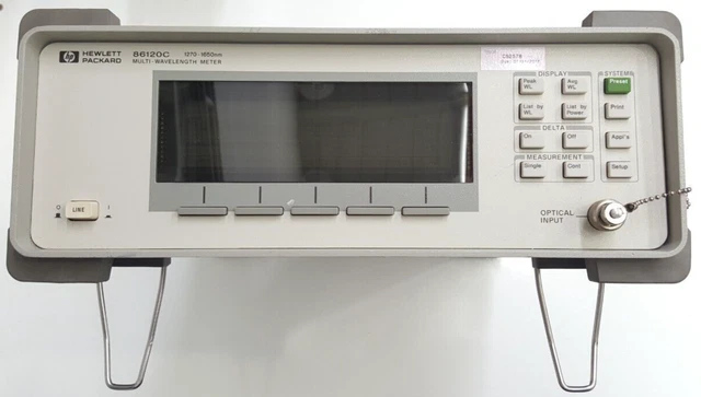 AGILENT HP KEYSIGHT 86120C - Multi-Wavelength Meter - 1270NM - 1650NM ...